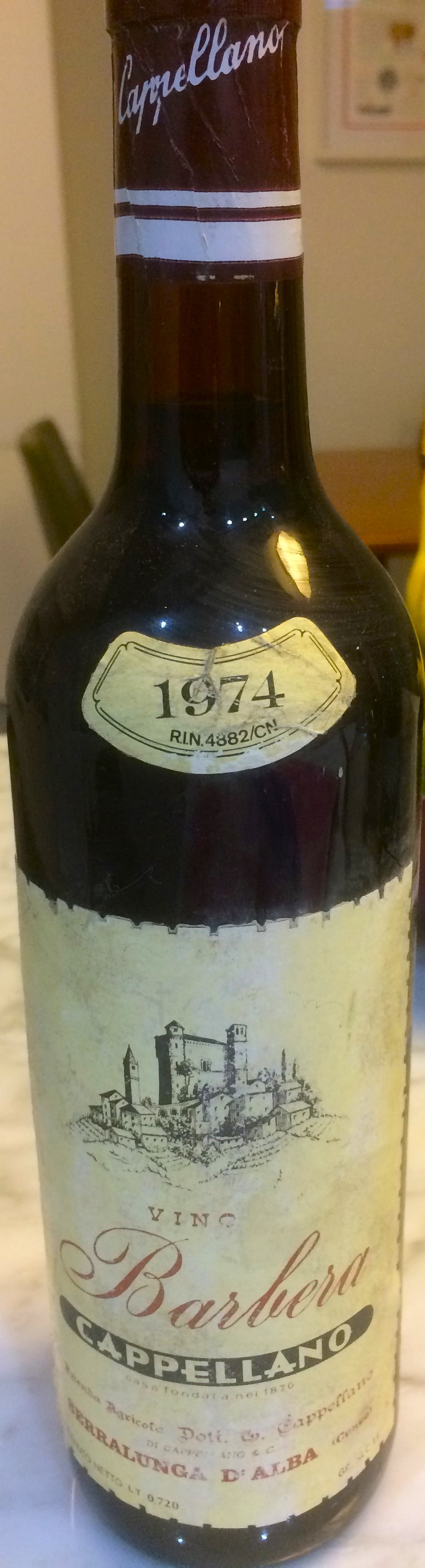 Cappellano Barbera 1974